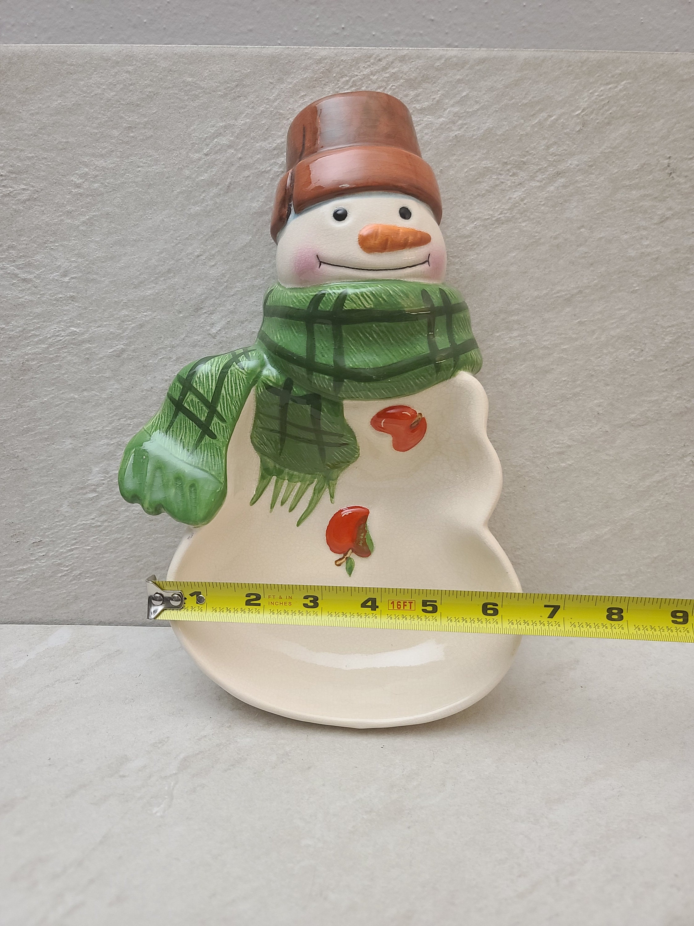 Vintage Hallmark Christmas Ceramic Snowman Candy Dish Collection - Etsy