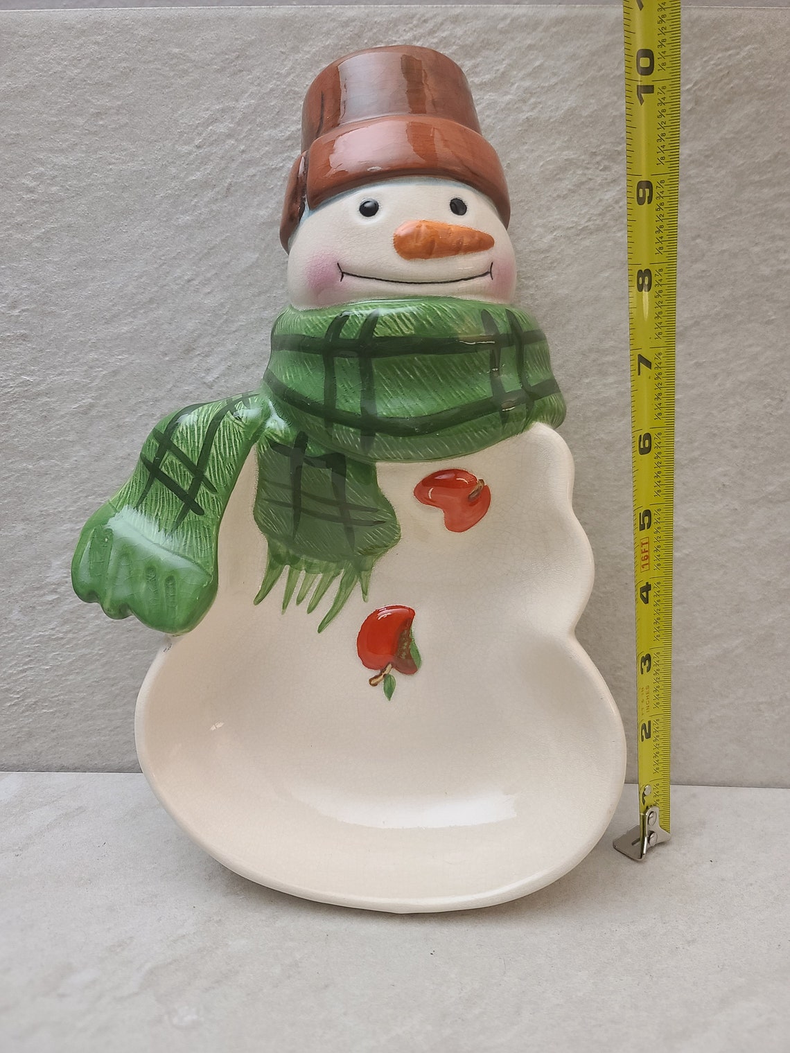 Vintage Hallmark Christmas Ceramic Snowman Candy Dish Collection - Etsy