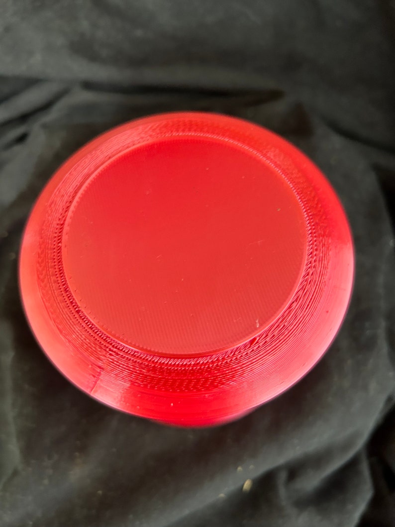 3D Printed Orchid Pot 3 Inch / 8 Cm Diameter Raspberry Red Filament ...