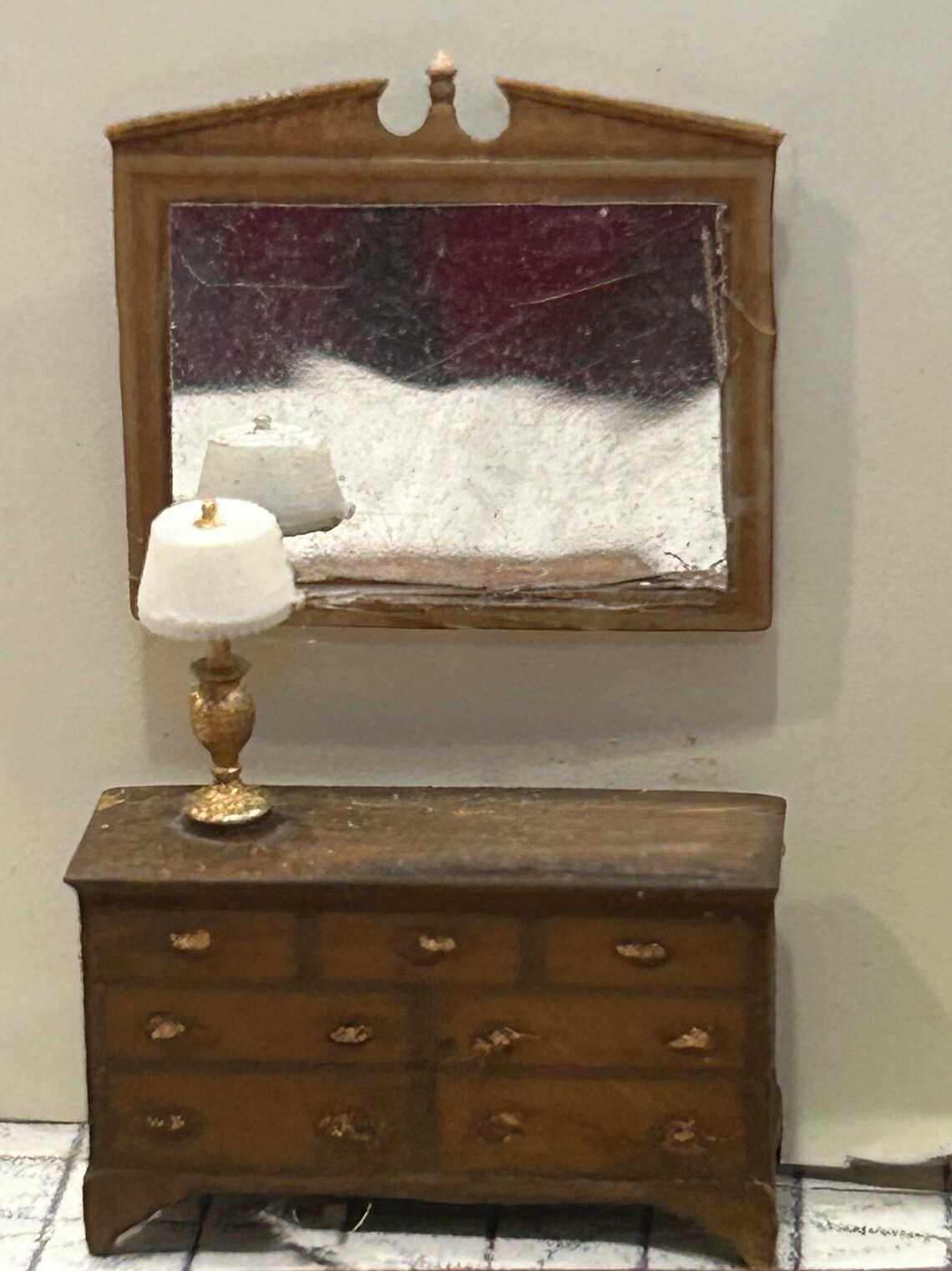 3D Resin Printed HO Scale 1:87 Model of Ethan Allen Heirloom Wood Wall ...