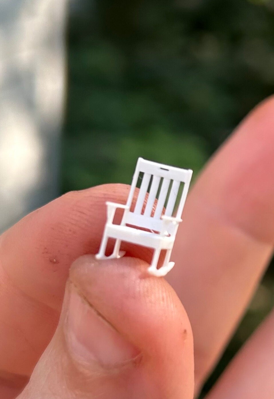 3D Resin Printed HO Scale 1:87 Mission Style Rocker White - Etsy