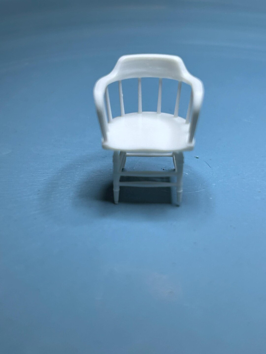 3D Resin Printed HO Scale 1:87 Saloon Chair, White Resin; Also Listed ...