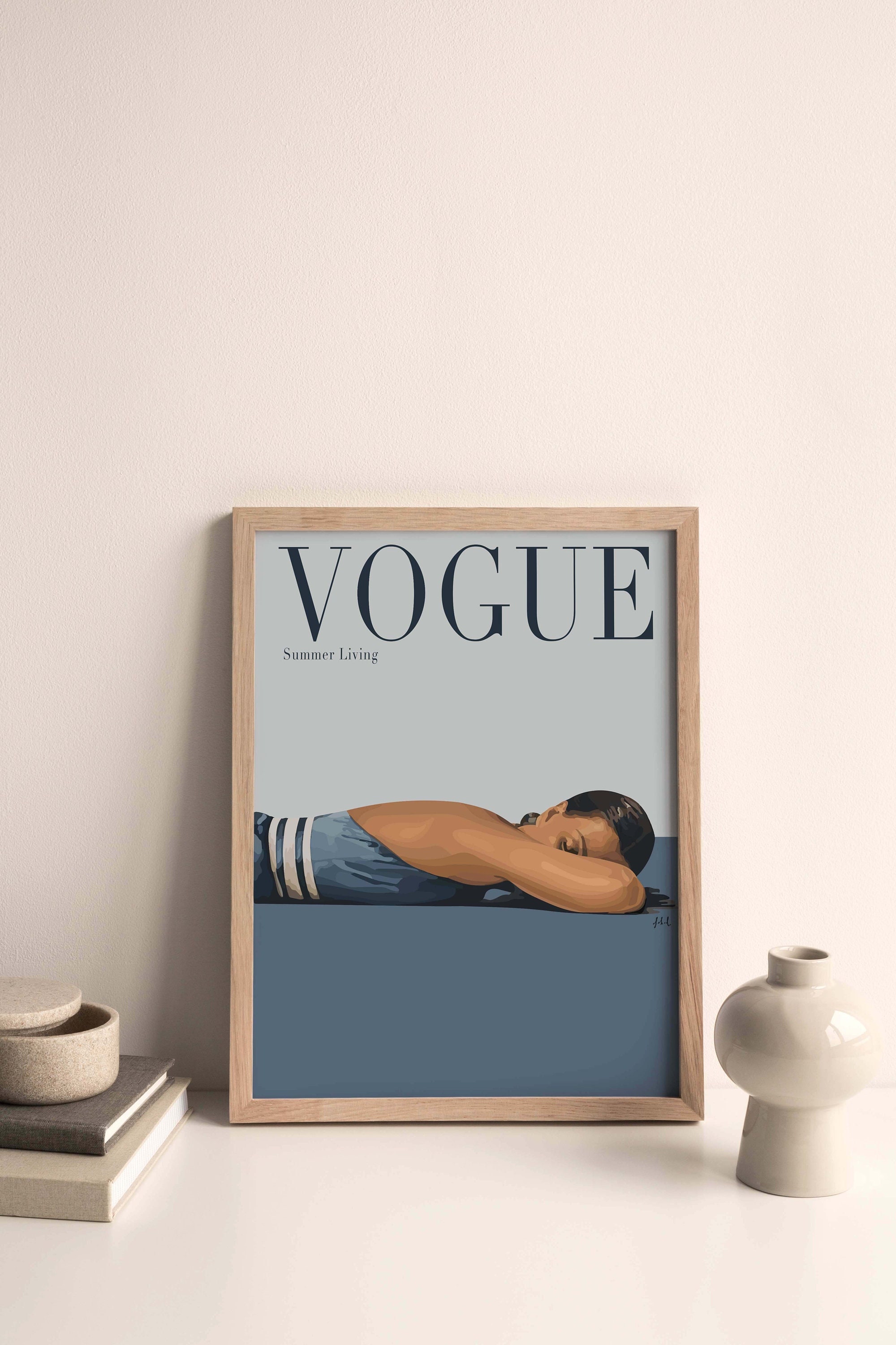 VOGUE Cover Poster Magazine Cover Digital Art Digital - Etsy