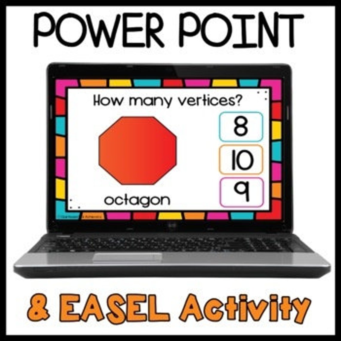 3D Shapes Attributes Count Sides and Vertices Task Cards | 3D Shapes ...