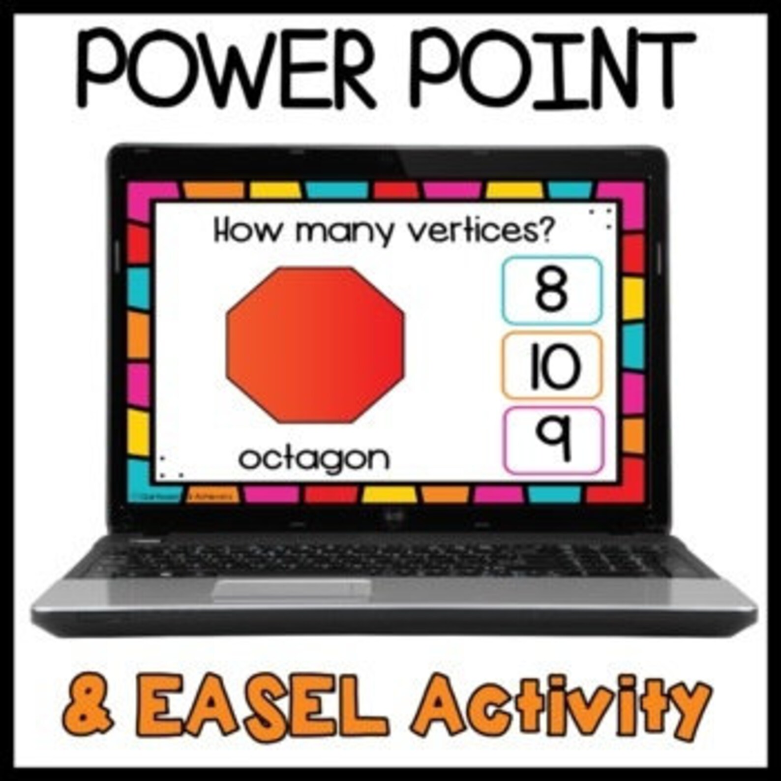 3D Shapes Attributes Count Sides and Vertices Task Cards | 3D Shapes ...