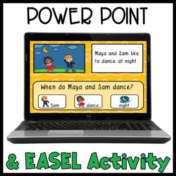 WH Questions Task Cards Sentence Reading Comprehension With Visual ...