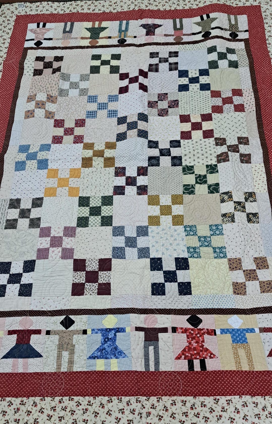 Irish Chain Lap Quilt - Etsy