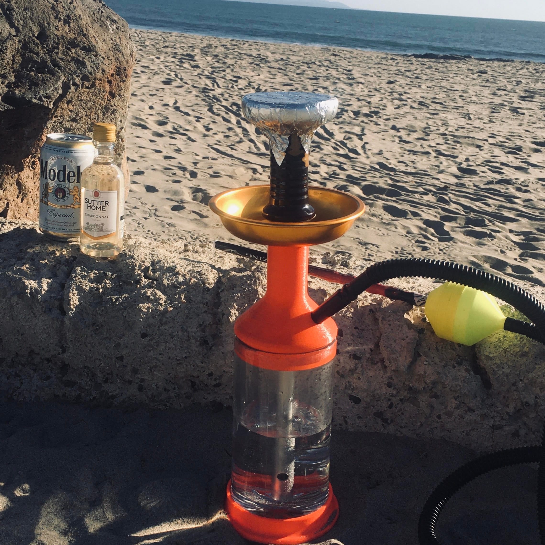 Fluorescent Yellow 3D Printed Hookah - Etsy