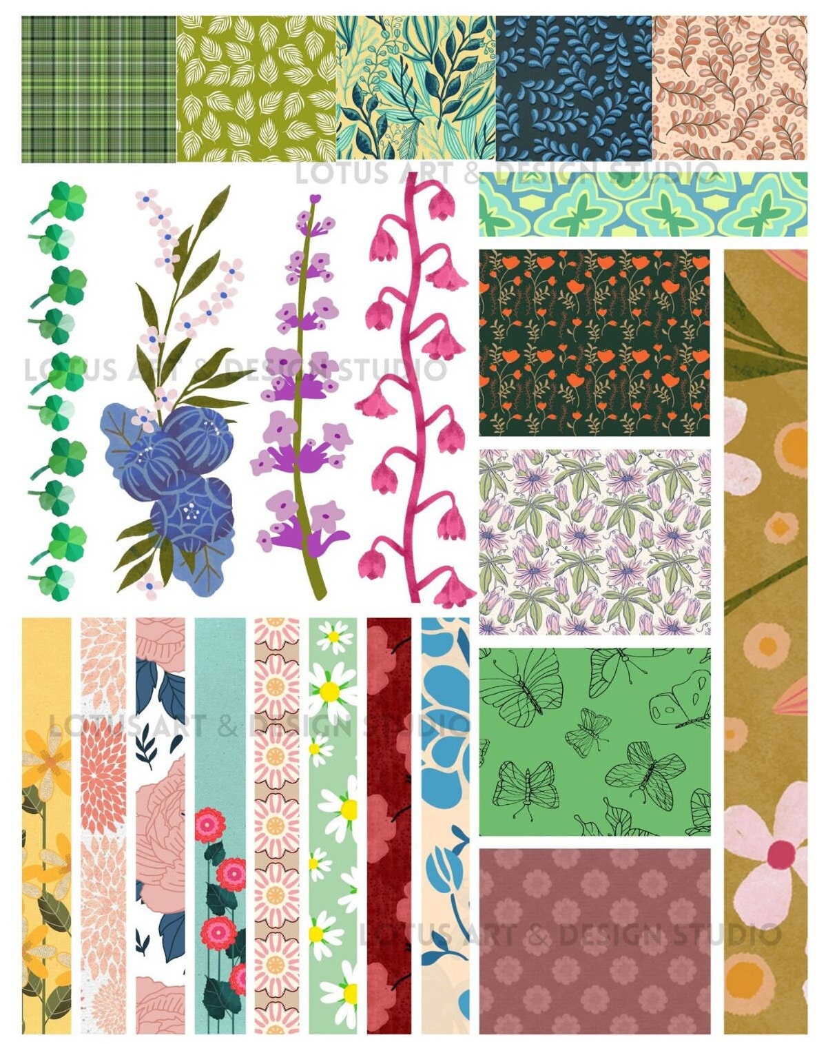 Printable Collage Sheets Digital Download for Mixed Media, Junk ...