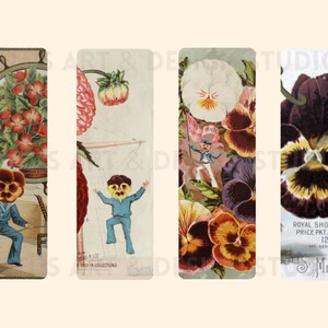 Printable Bookmarks Vintage Seed Catalog 1880's to 1900's Digital ...