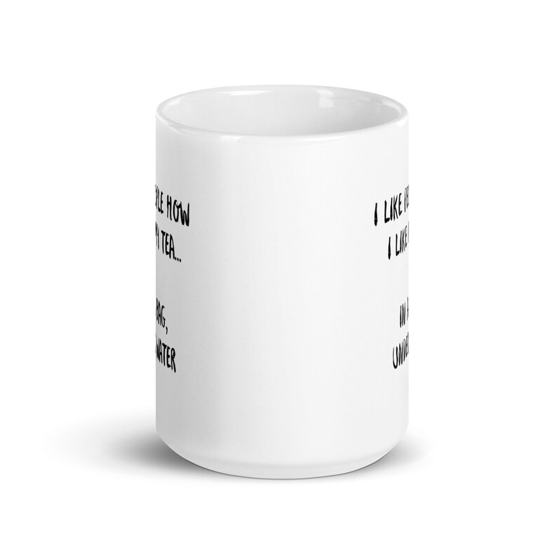 I Like People How I Like My Tea Coffee Mug - Etsy UK