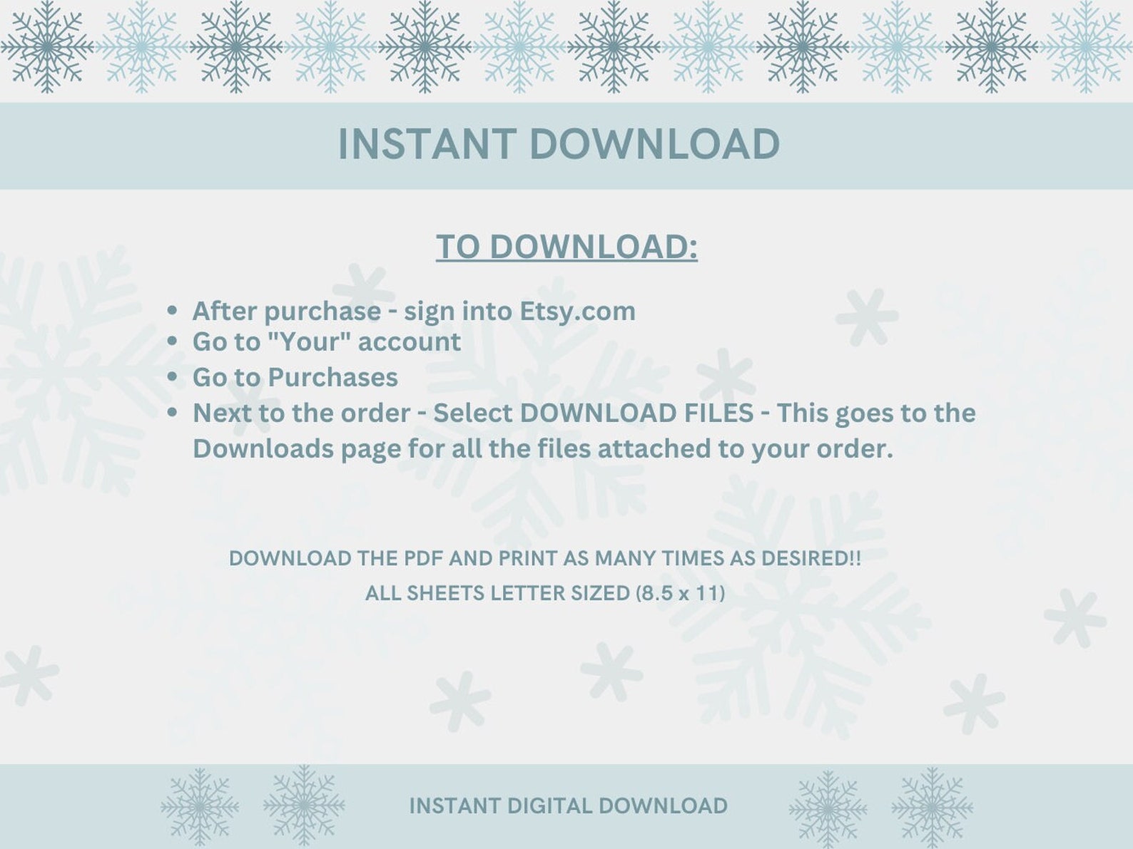 Winter Activity Printable, Christmas Activity Printable, New Year ...