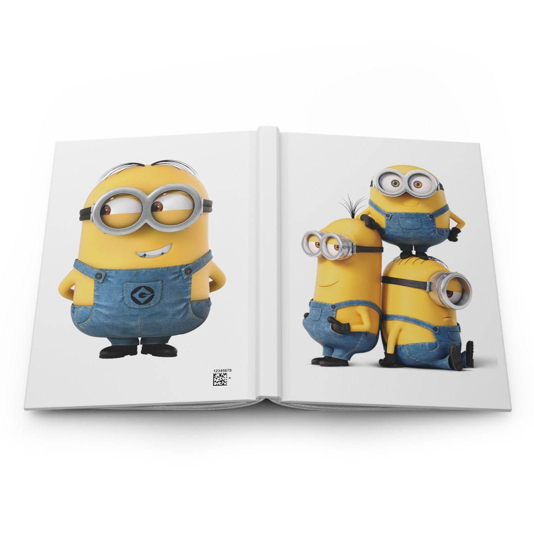 Minions Notebook Back to School Perfect Gift Premium Quality Hardcover ...