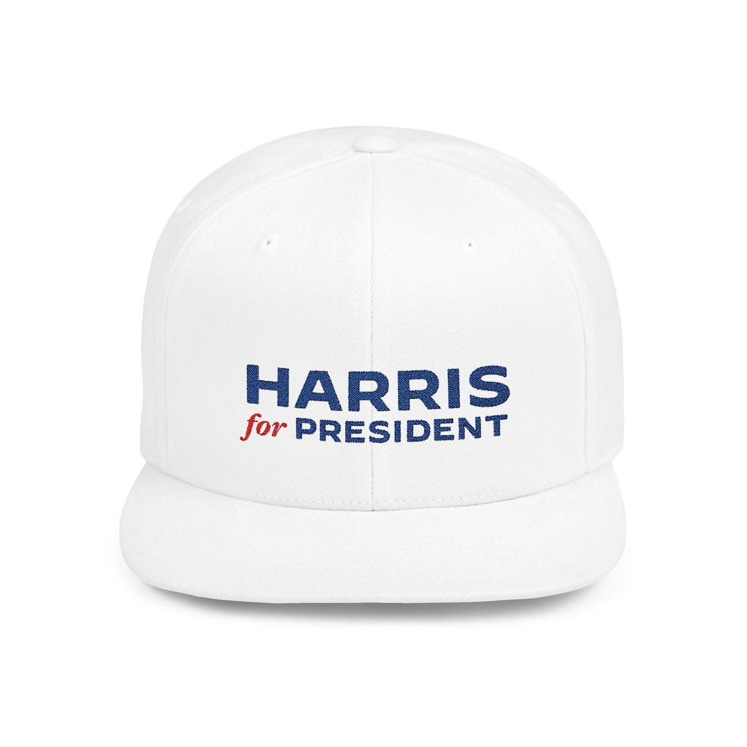 Kamala Harris 2024 Election Hat Snapback Cap Flat Bill Snapback Walz ...