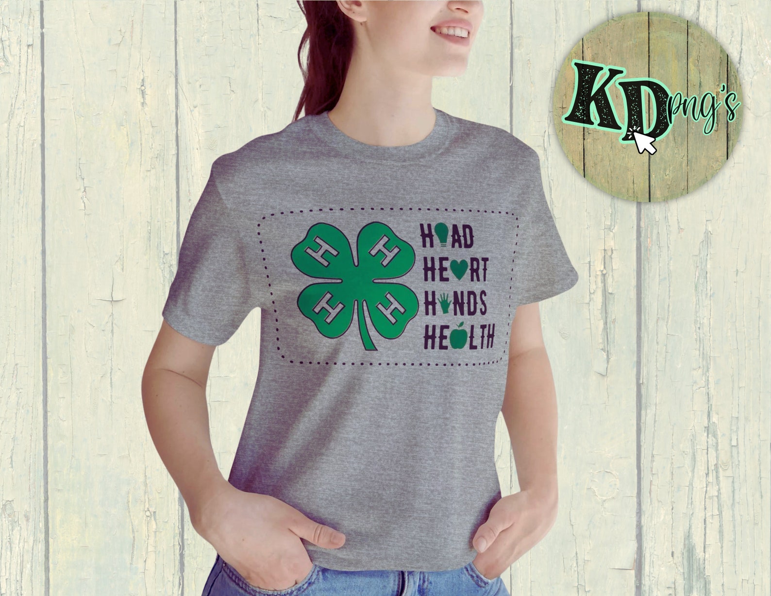 4H T-shirt Design for Sublimation, PNG, SVG, Instant Download - Etsy