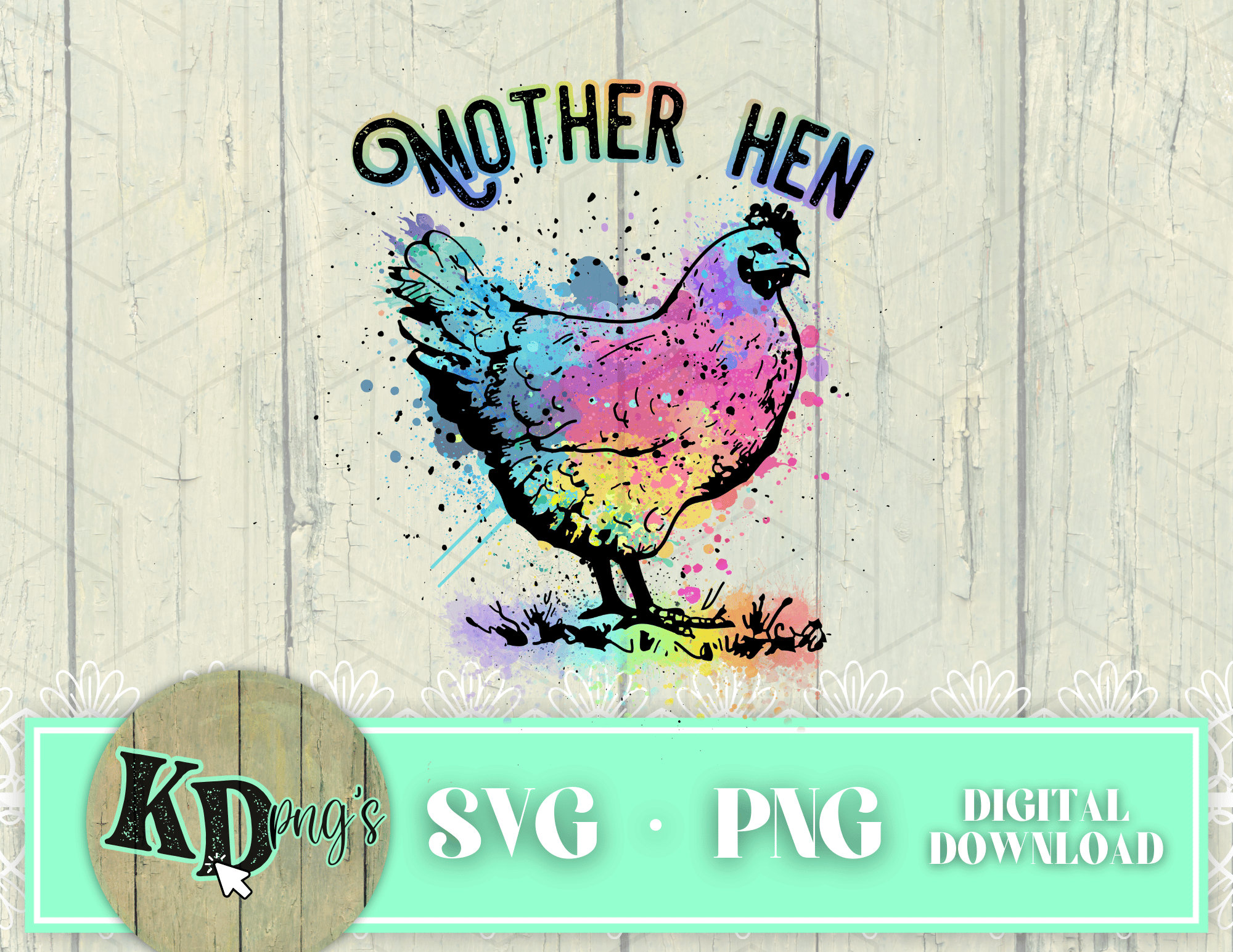 Mother Hen Png, Chicken Mama Svg, Cute Chicken Png, Crazy Chicken Lady ...