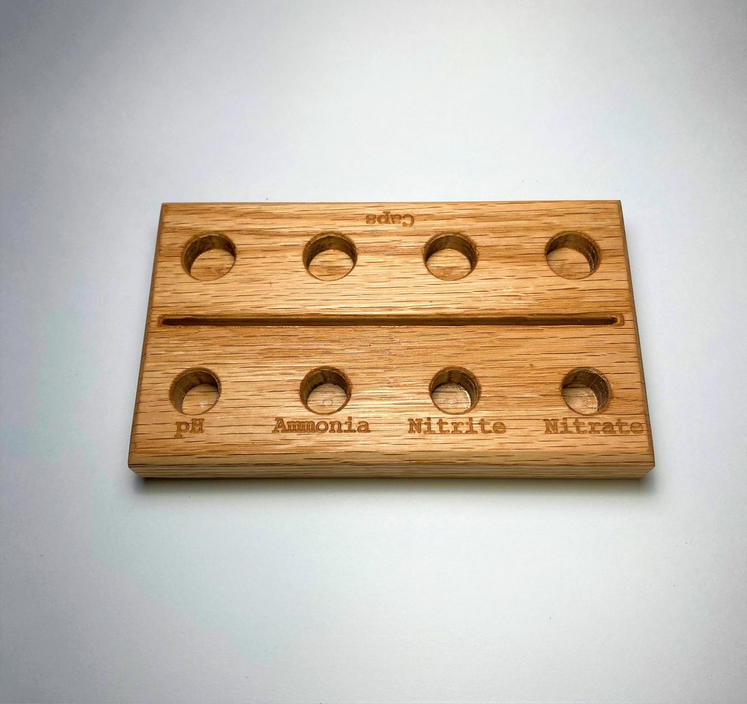 API Master Test Tube Stand 4 Tubes Oak Wood - Etsy