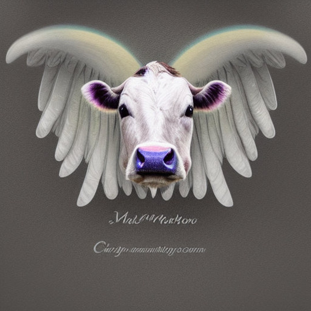 Cow With Wings - Etsy