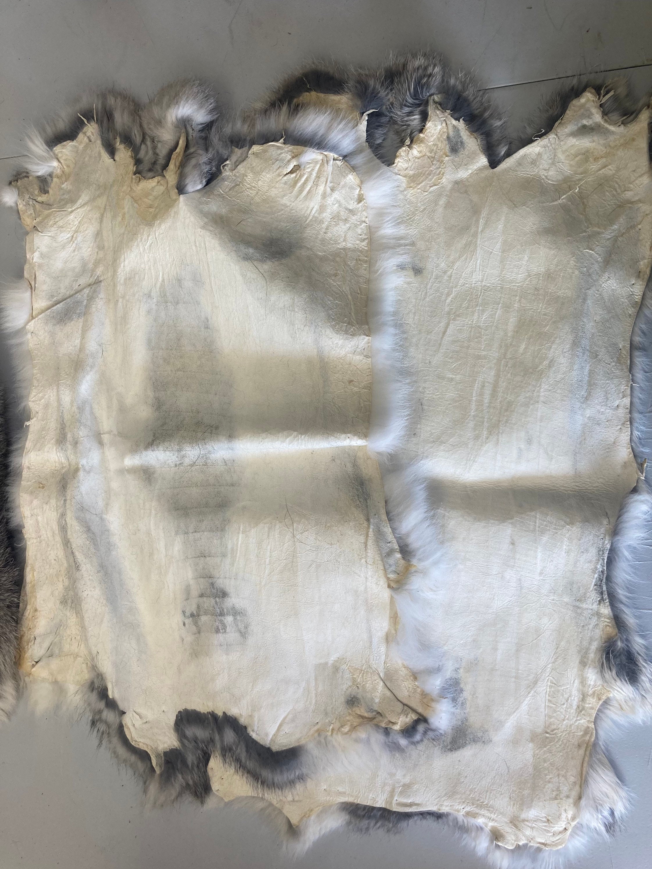 Dark Brown Fawn Rabbit Pelt Real Fur Bunny Pelt Hide - Etsy