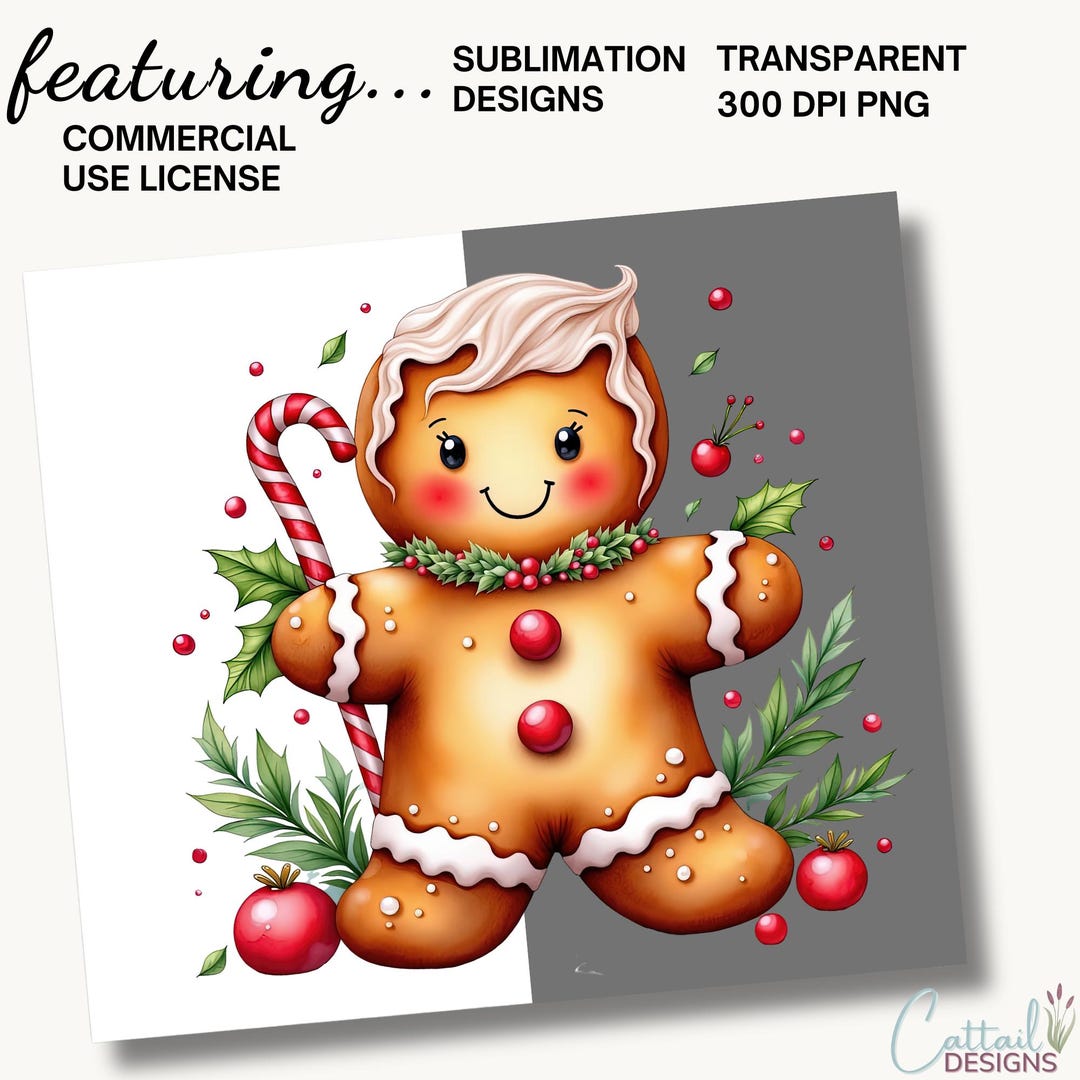 Baking Cookies PNG Set | Christmas Kitchen Clipart Watercolor Bundle ...