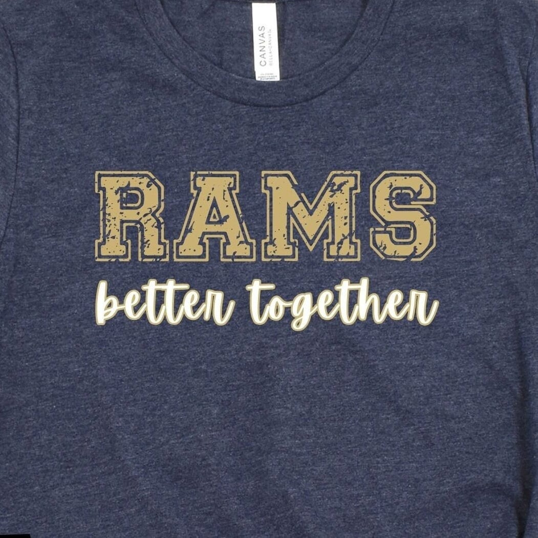 Custom Rams T-shirt, Soccer, Volleyball, Football Any Sport or Staff ...