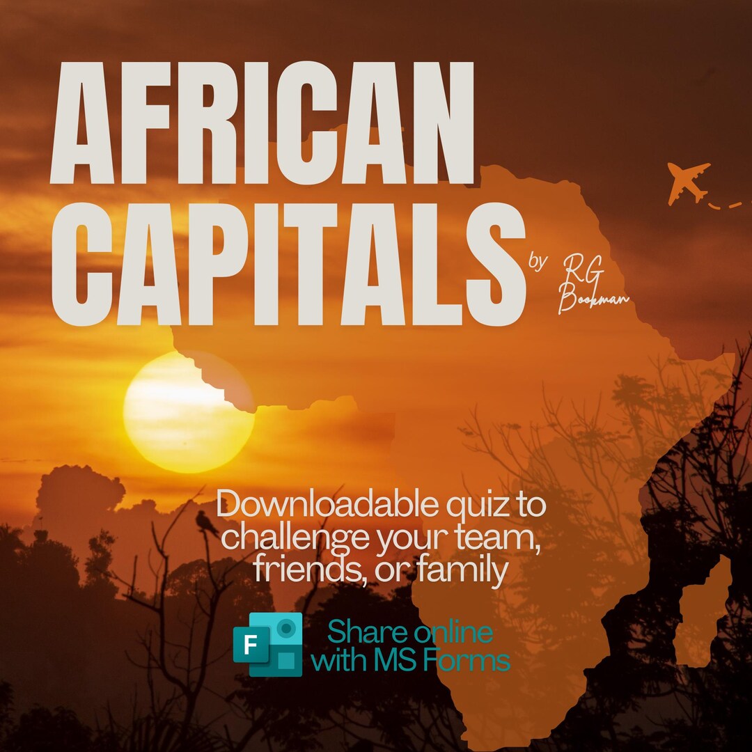 African Capital Cities - M365 Forms Team Building Quiz - Prefilled ...