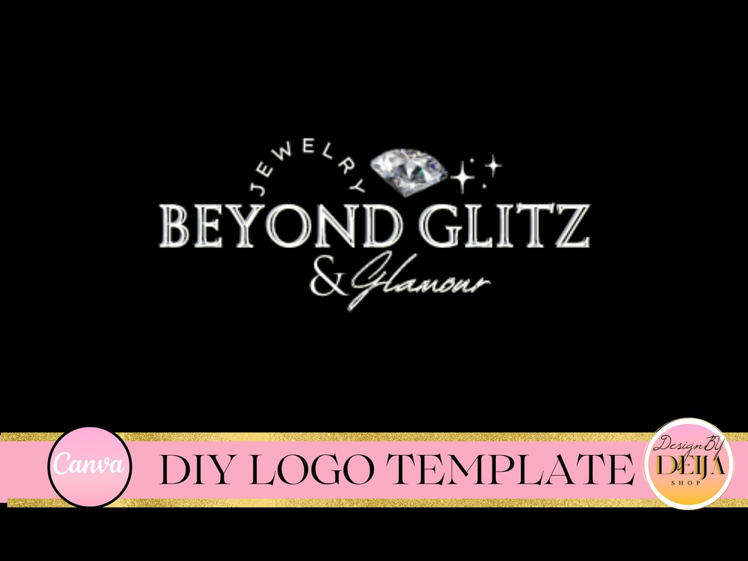 DIY Jewelry Logo Design Template, Jeweler Business Logo Design, Simple ...