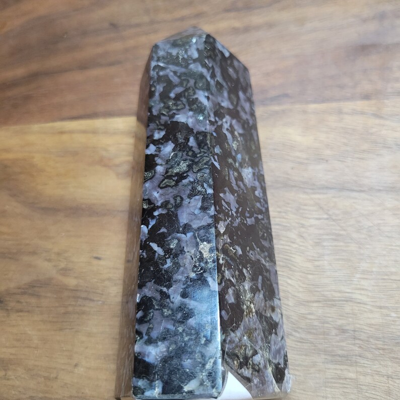Indigo Gabbro Obelisk Tower From Madagascar. 5.5x2 543g 3/4 - Etsy