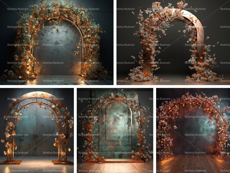 20 Copper Digital Background, Backdrop Overlays, Studio Backdrop ...