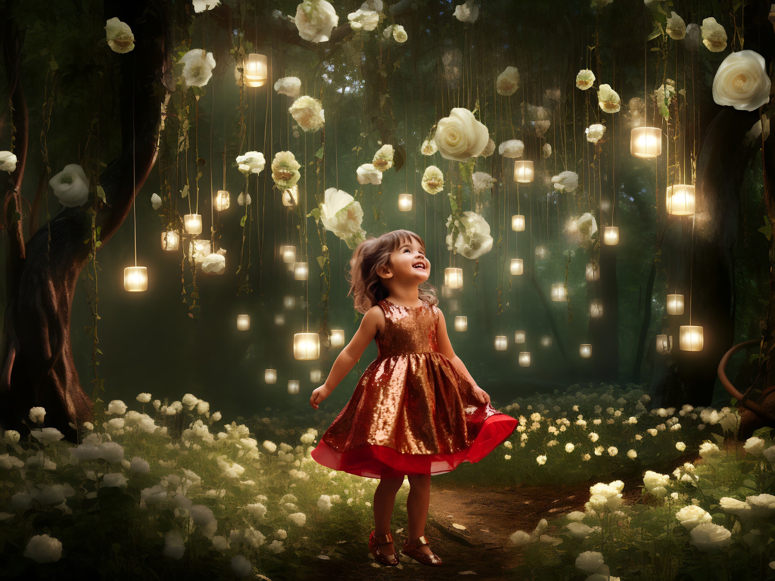 10 Enchanted Forest Digital Backdrop, Kids Photography Digital Backdrop ...