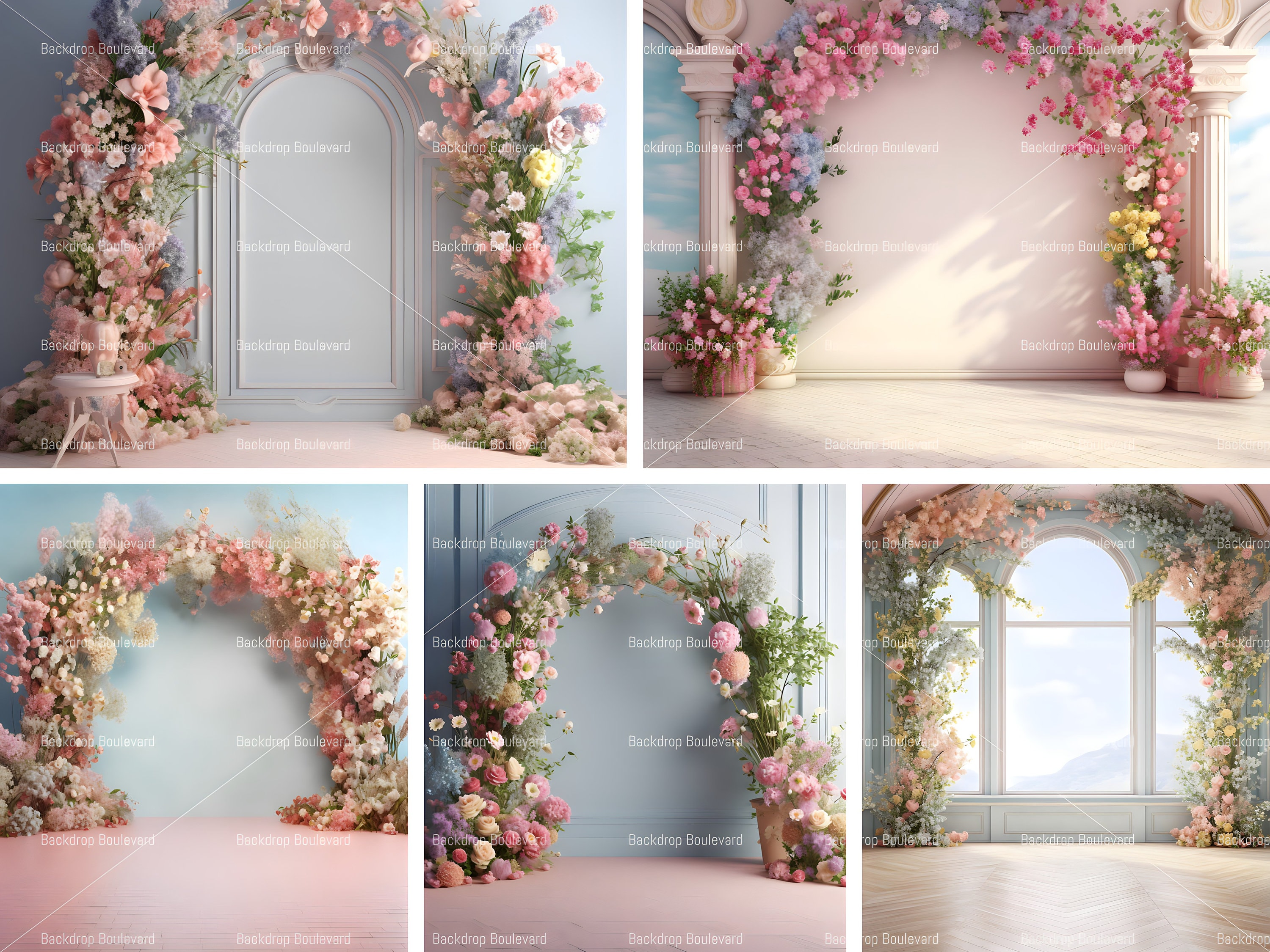 20 Spring Backdrops, Digital Photo Backgrounds for Photoshop With ...