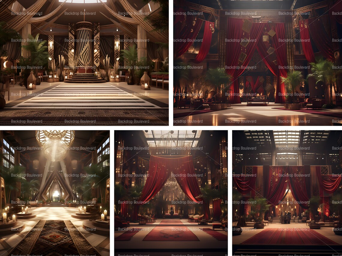 15 Afrocentric Digital Backdrops, African Digital Background, Afro ...