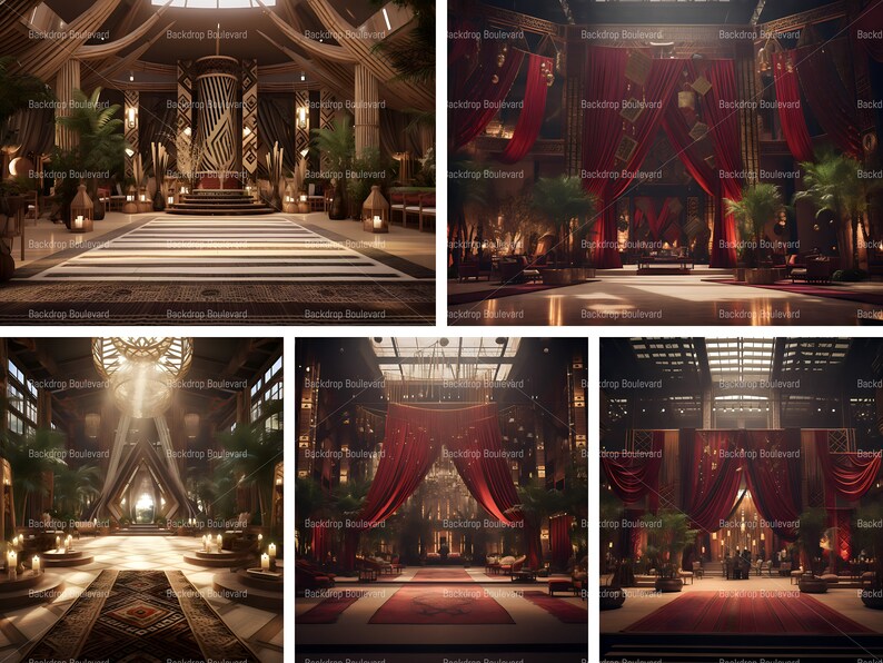 15 Afrocentric Digital Backdrops, African Digital Background, Afro ...