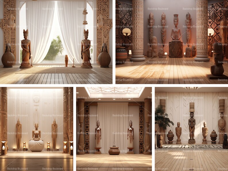 15 African Backdrops Ethnic Backdrop African Digital - Etsy