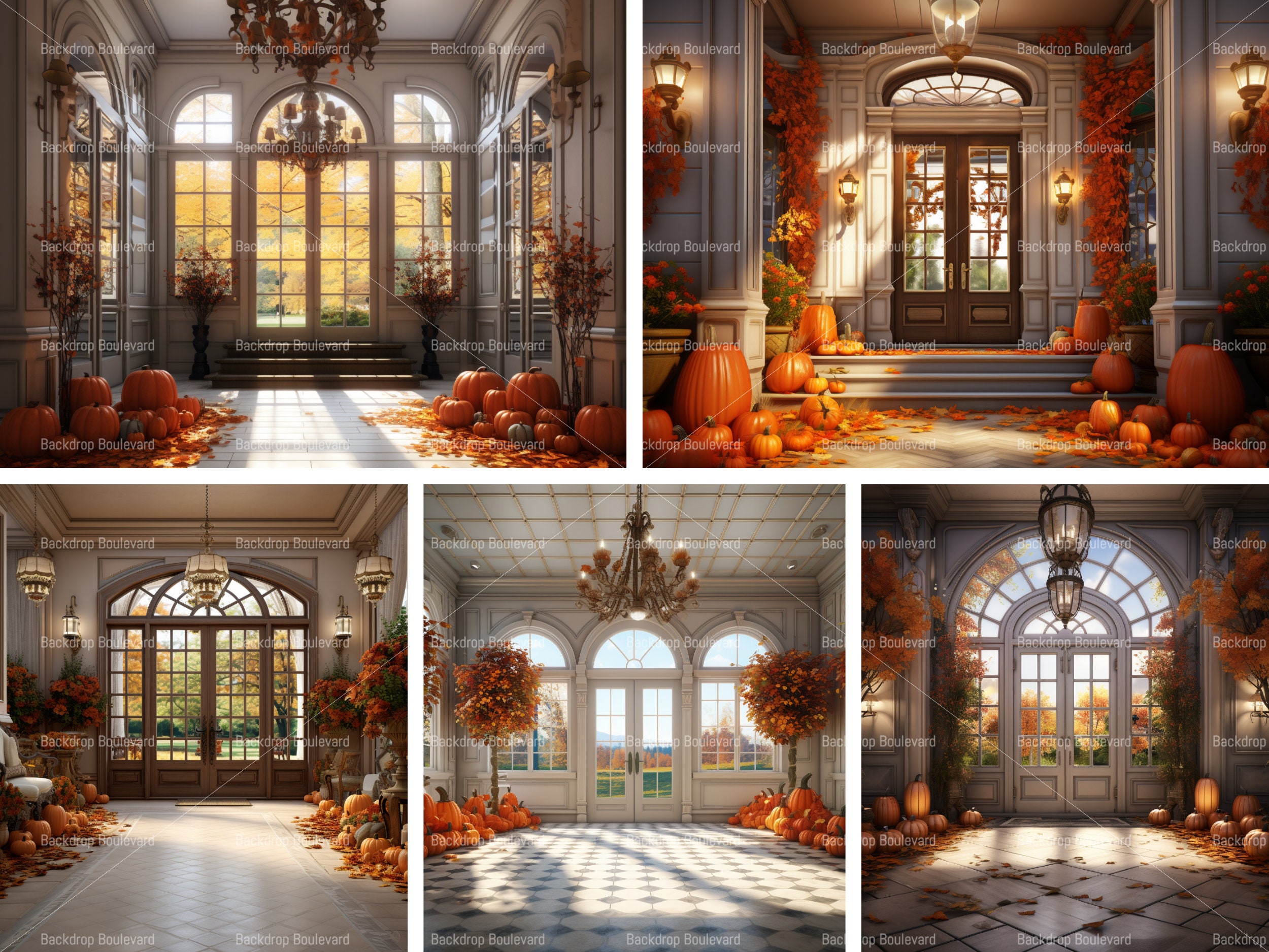 20 Thanksgiving Digital Backdrops: Festive Autumn Photography ...