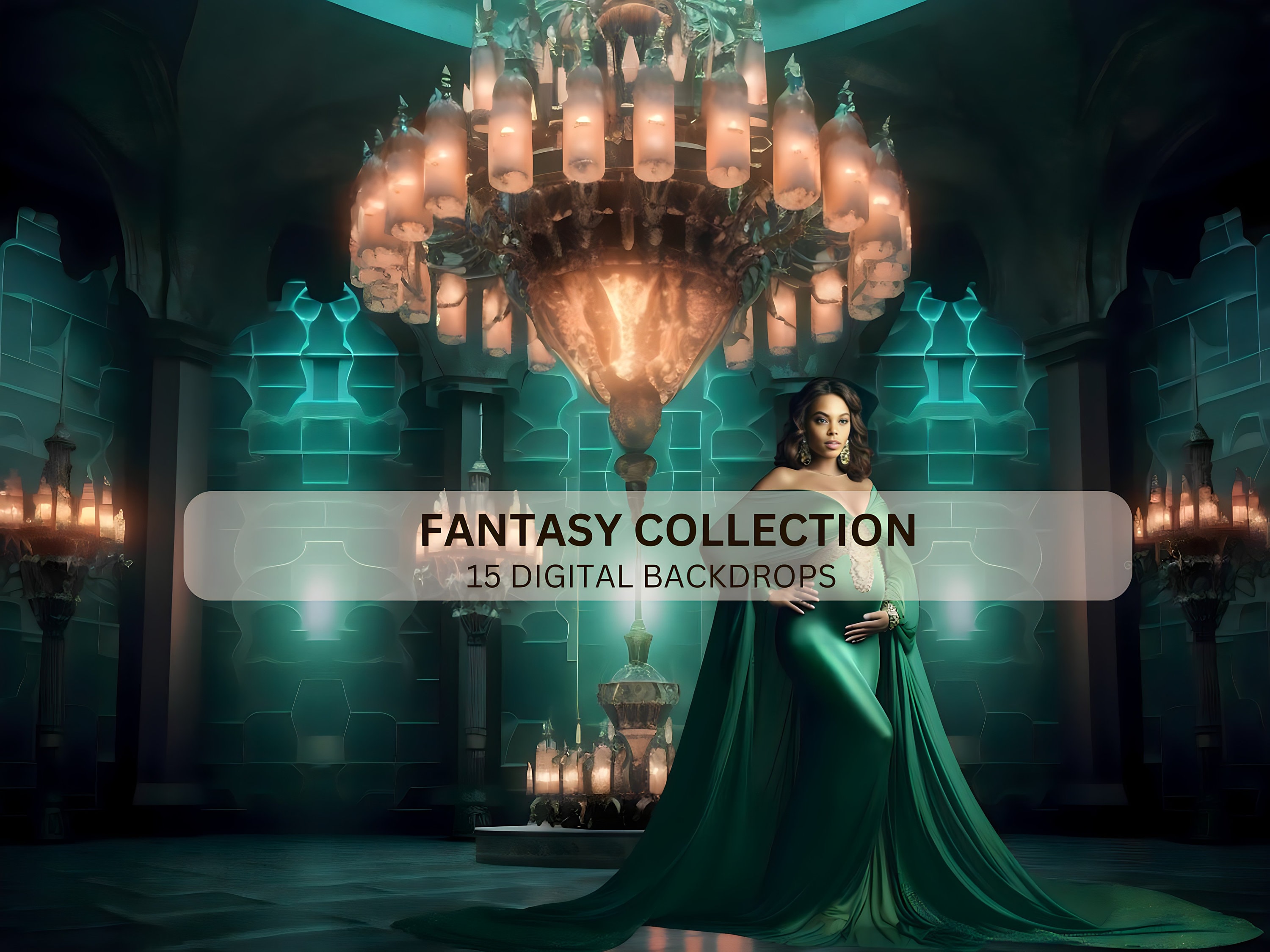 15 Fantasy Backdrops, Digital Backgrounds, Maternity Backdrop Overlays ...