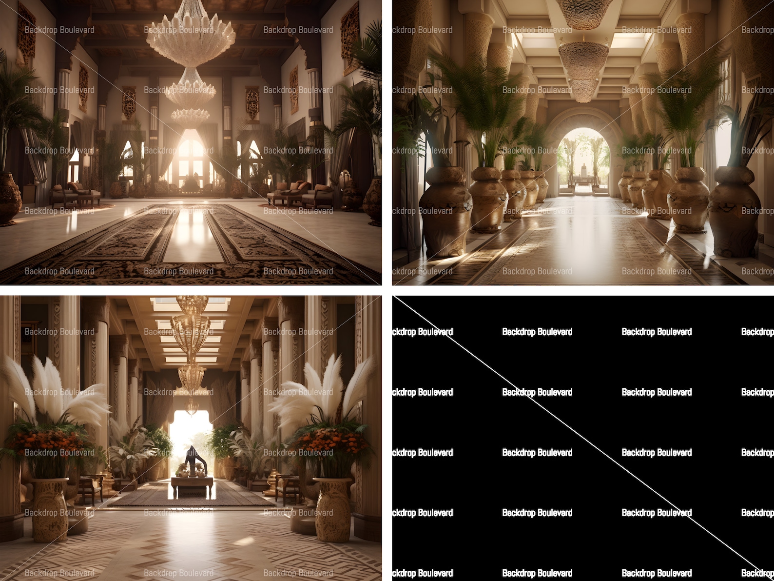 15 African Digital Backdrops, Photography Digital Background Overlays ...