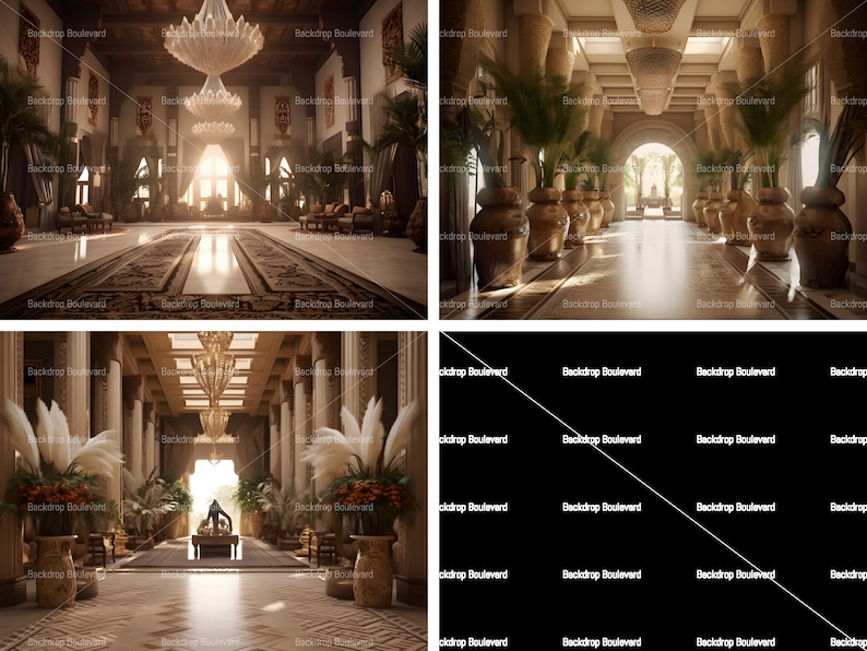 15 African Digital Backdrops, Photography Digital Background Overlays ...