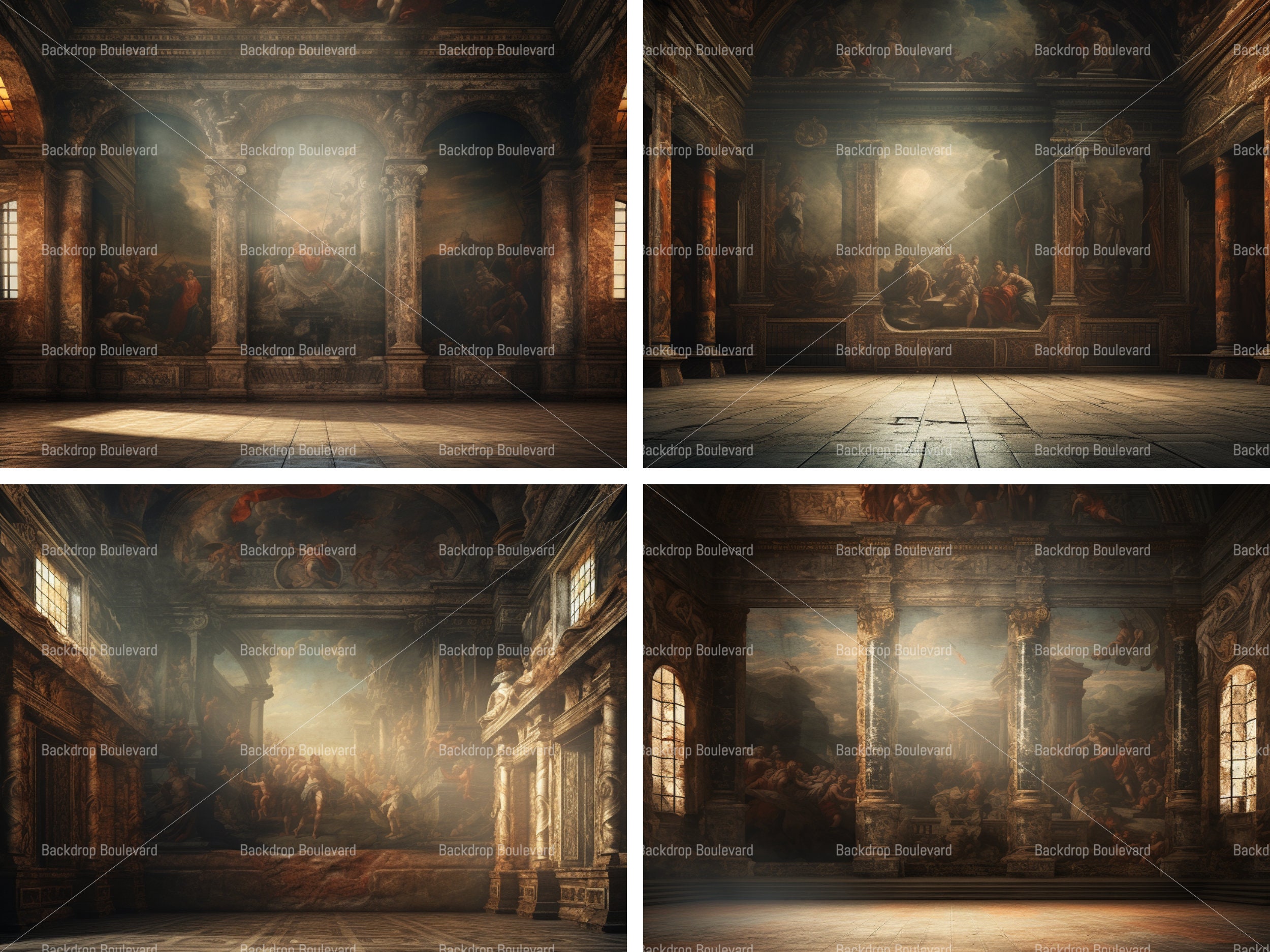 Renaissance Photography Backdrops: Old World Masters, Studio Portraits ...