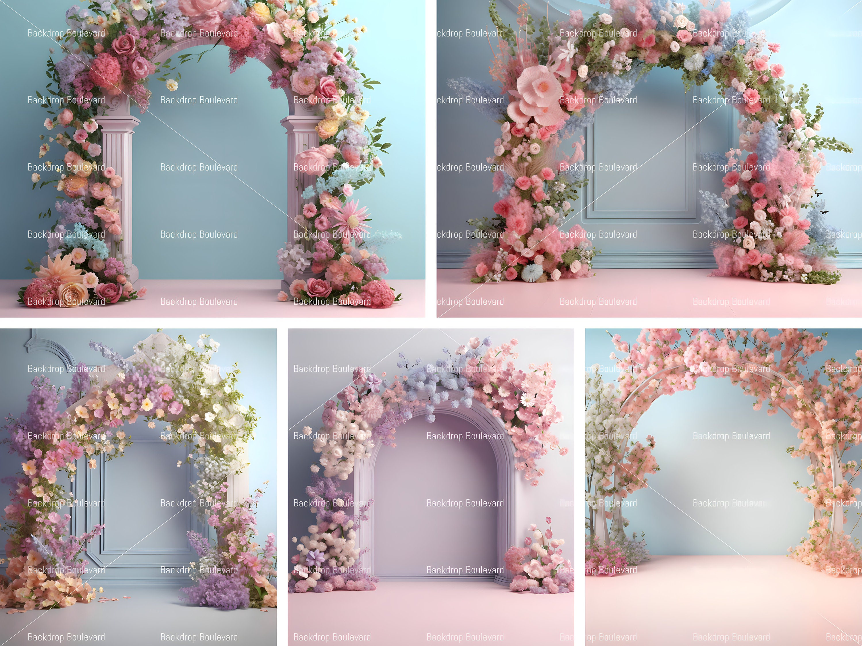 20 Spring Backdrops, Digital Photo Backgrounds for Photoshop With ...