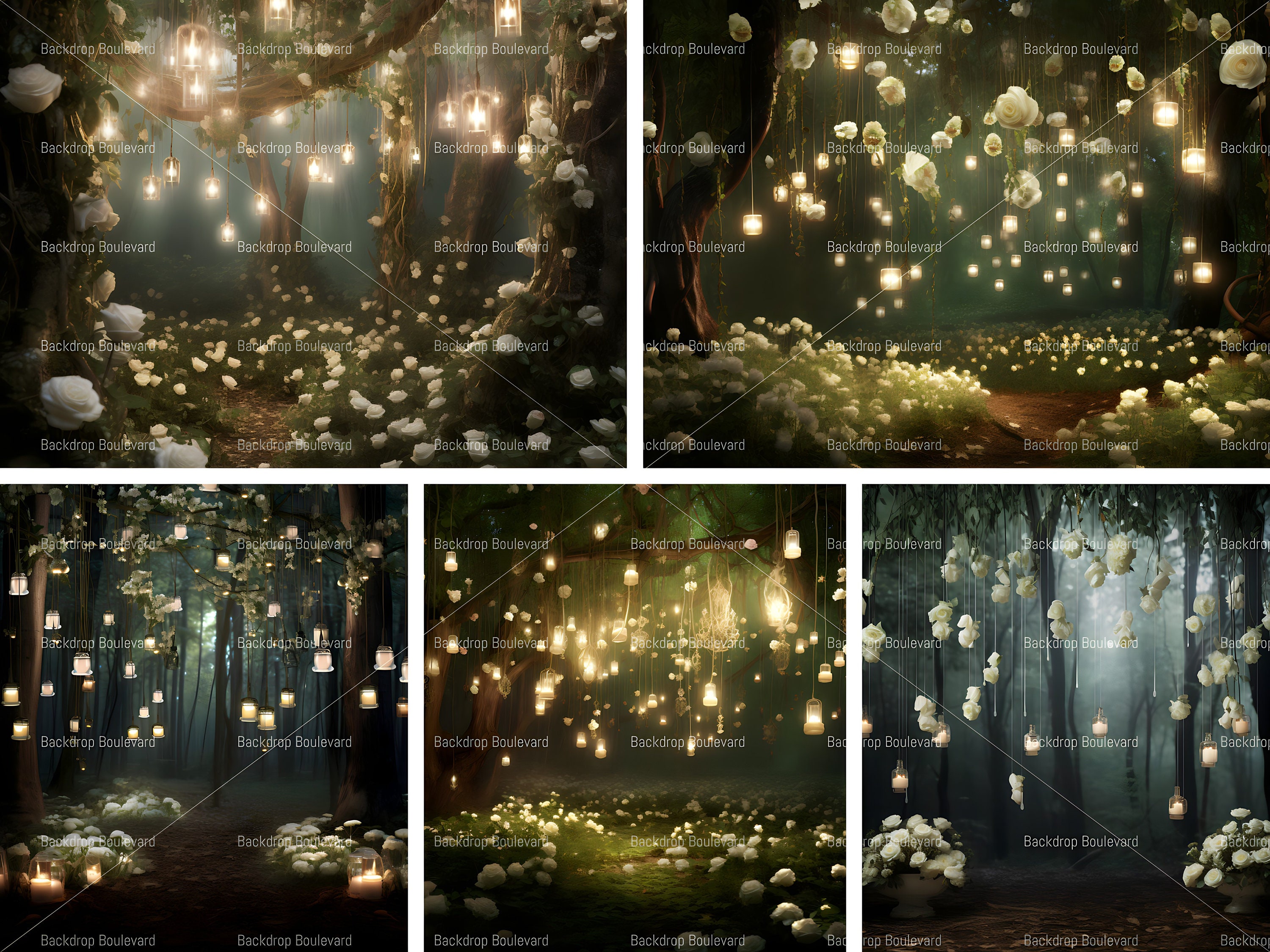 10 Enchanted Forest Digital Backdrop, Kids Photography Digital Backdrop ...