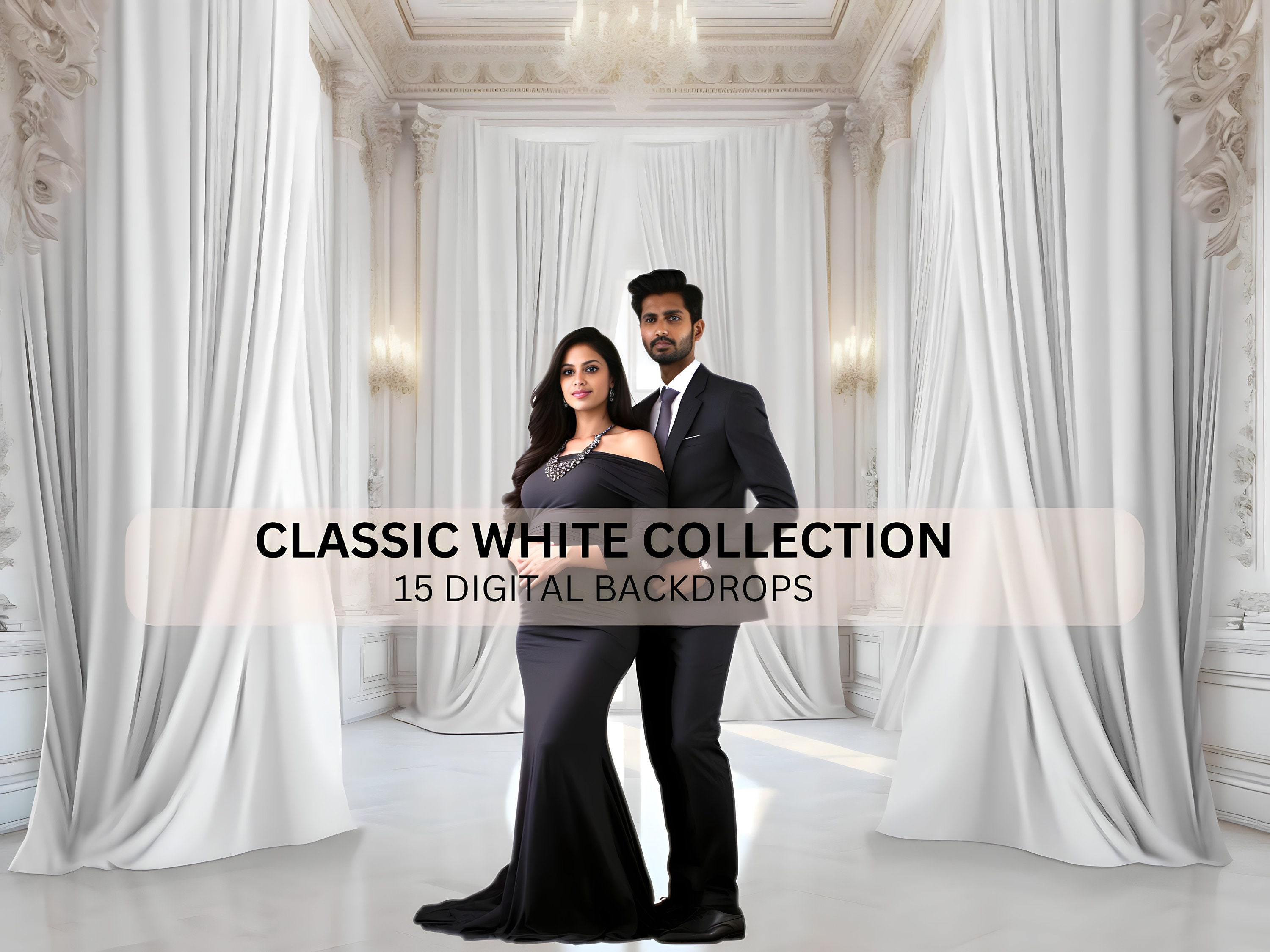 15 White Draped Windows, White Room Backgrounds, Maternity Backdrop ...