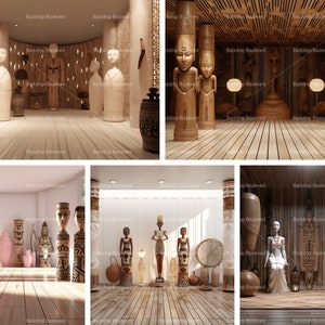 15 African Backdrops, Ethnic Backdrop, African Digital Backdrop ...