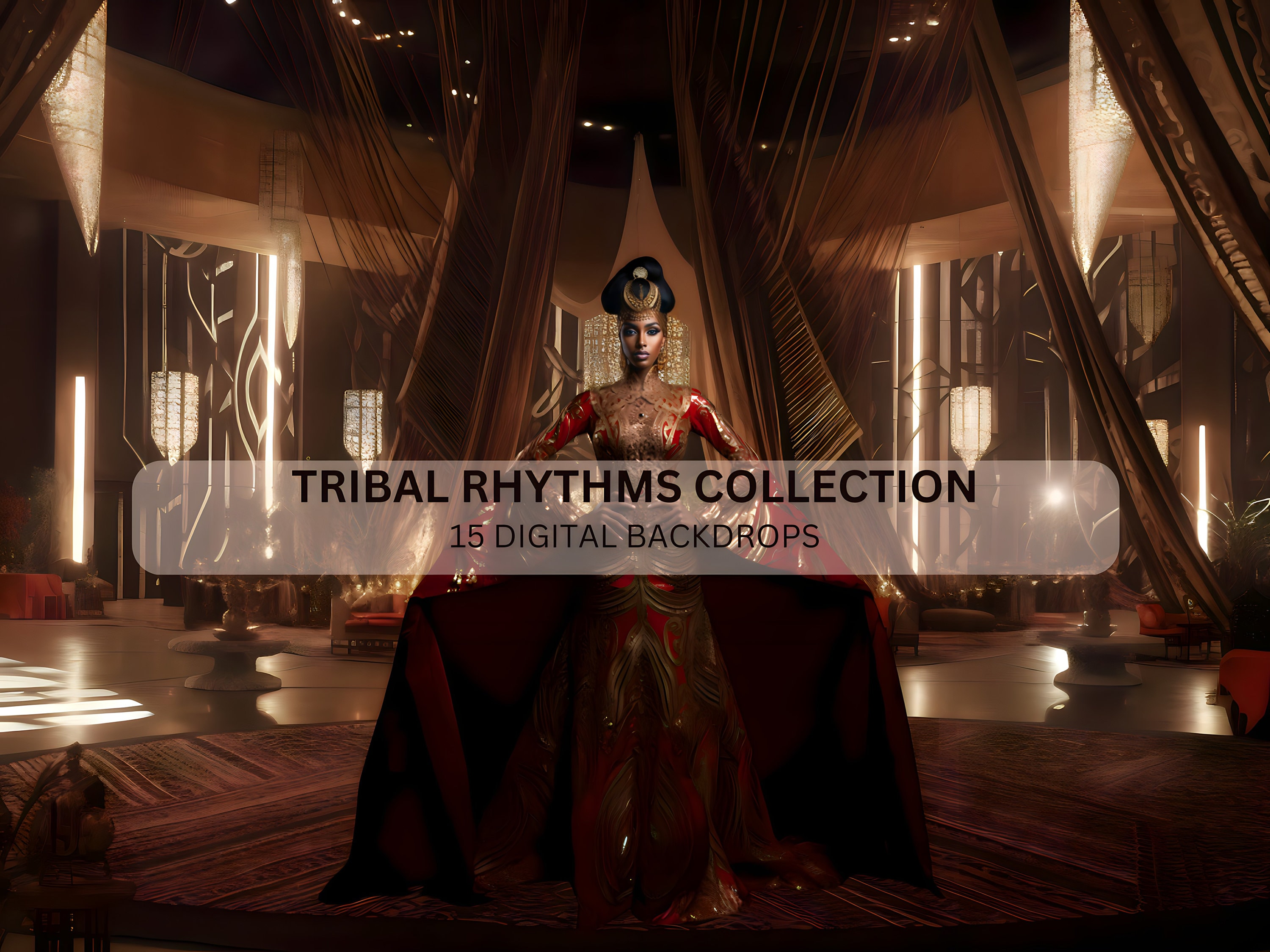 15 Afrocentric Digital Backdrops, African Digital Background, Afro ...