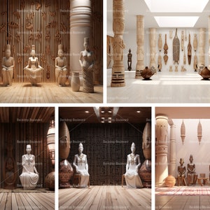 15 African Backdrops, Ethnic Backdrop, African Digital Backdrop ...