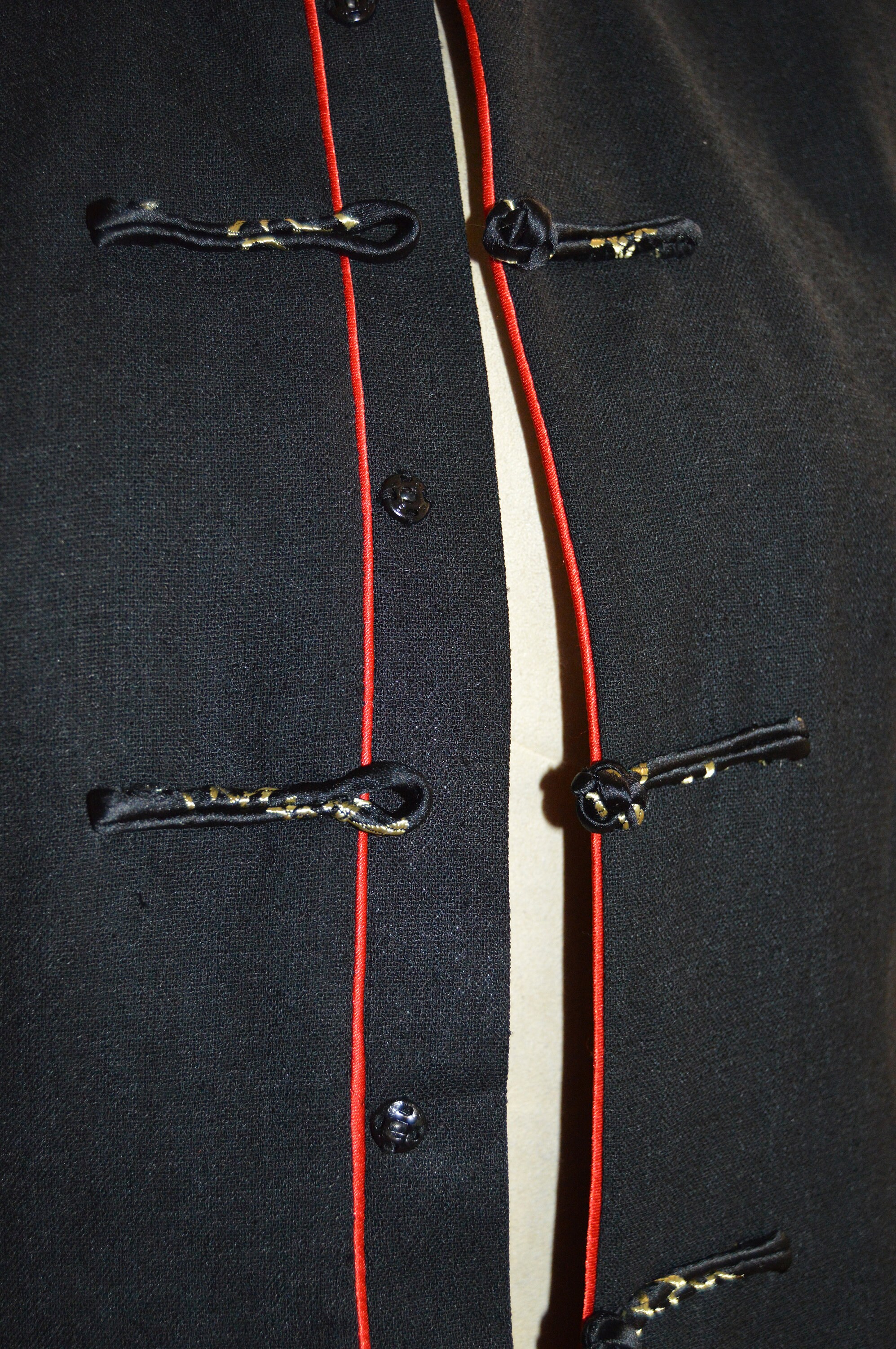 Fitted Asian Mandarin Tunic Jacket Top - Etsy