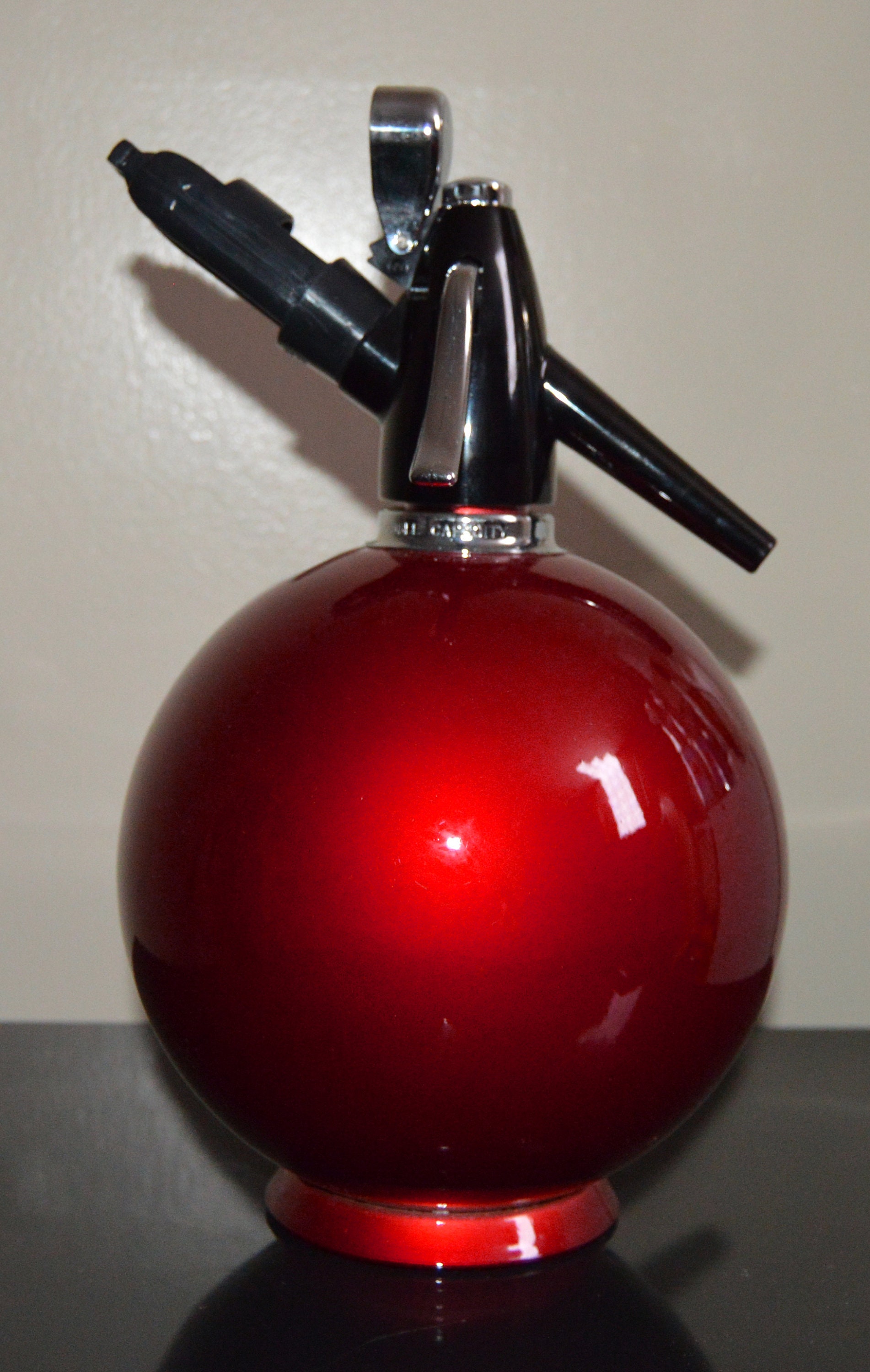 Vintage Mid-century Modern MCM the Big Sodamaster Syphon Cherry Red ...