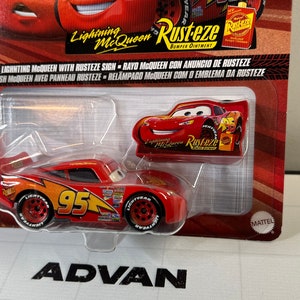 Mattel 1/50 Disney Pixar Cars Die-cast Lightening Mcqueen W/ Rusteze ...