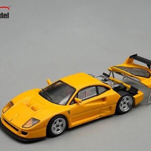Technomodel 1/64 Precision Ferrari F40 LM Press Launch Version Yellow ...