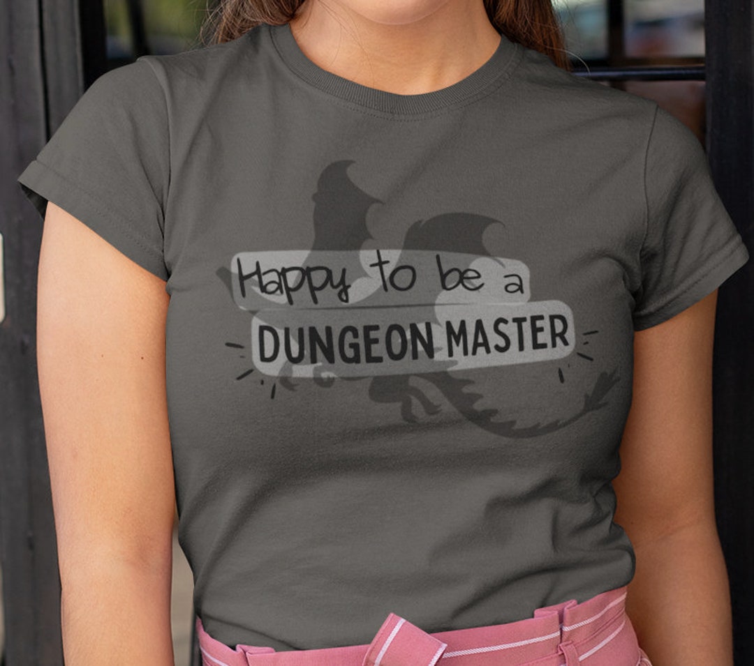 Dungeons and Dragons Shirt, D&D T-shirt, Dnd, Happy to Be a Dungeon ...